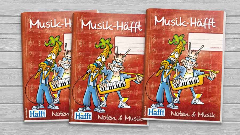 Musikheft, Notenheft »Musik-Häfft« - Häfft Verlag