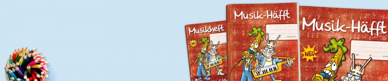 Musikheft, Notenheft »Musik-Häfft« - Häfft Verlag
