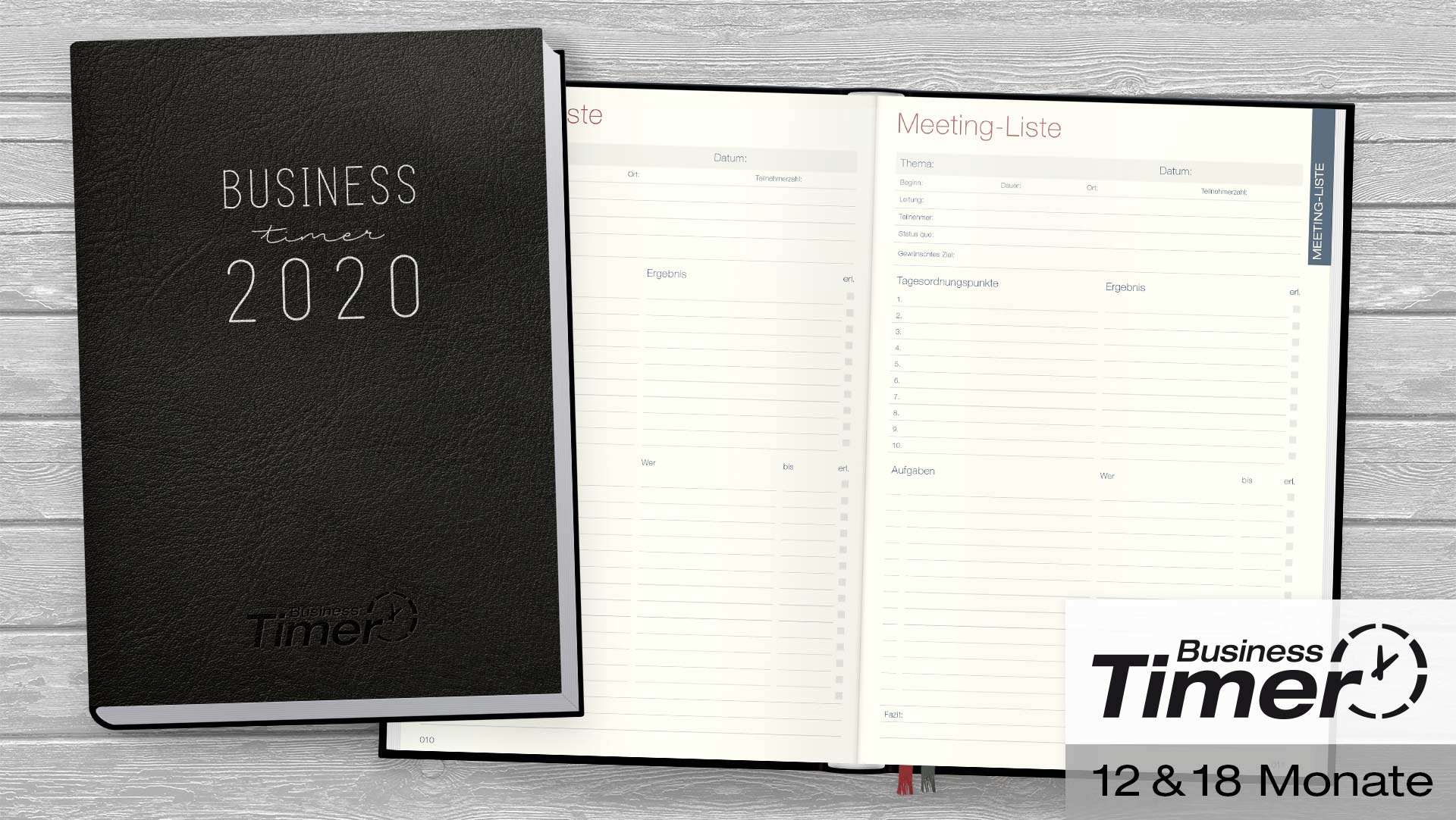 Der übersichtliche Tageskalender 2020 mit vielen Zusatzseiten!