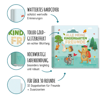 Kindergarten Freundebuch - Aufbau & Design - Häfft Verlag