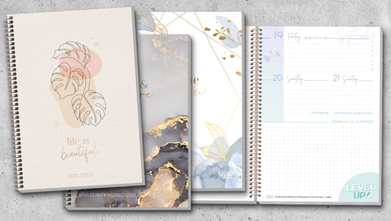 Häfft-Timer Campus 25/26 Uni-Kalender I Häfft-Verlag